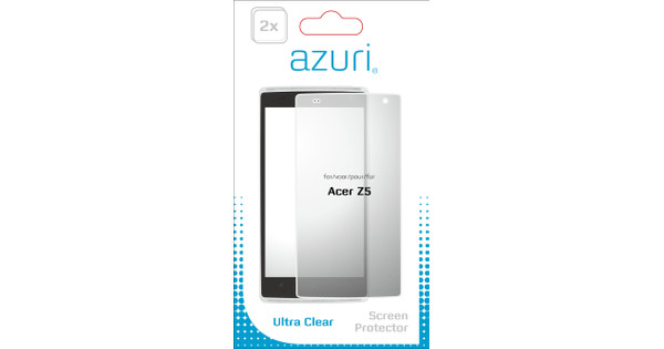 Azuri Screenprotector Acer Liquid Z5 Duo Pack - Coolblue - Voor 23.59u ...