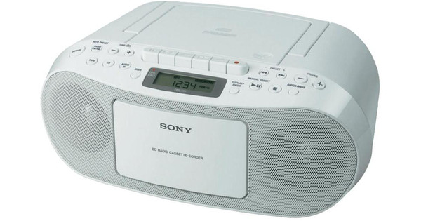 Sony CFD-S50 Wit - Coolblue - Voor 23.59u, morgen in huis