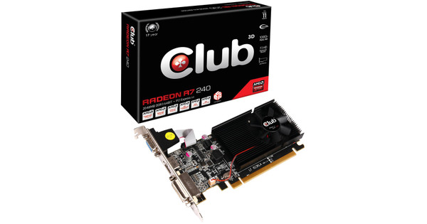 Club 3D Radeon R7 240 Low Profile - Coolblue - Voor 23.59u, morgen in huis