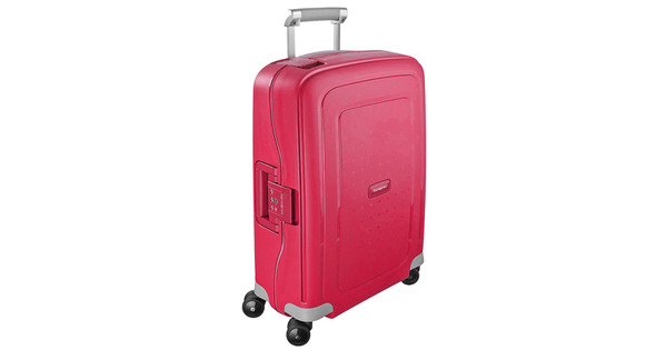 Samsonite S'Cure Spinner 55cm Bright Pink - Coolblue - Voor 23.59u ...