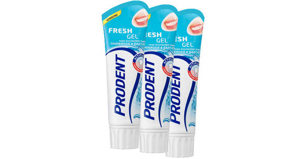 PRODENT Tandpasta fresh gel - Coolblue - alles voor een glimlach