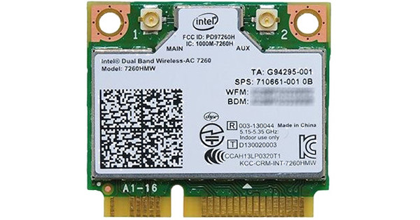 Intel Dual Band Wireless AC 7260 - Coolblue - Voor 23.59u, morgen in huis