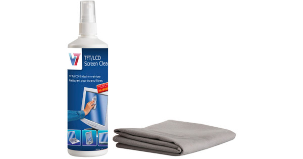 V7 Screen Cleaning Set 250ml - Coolblue - Voor 23.59u, morgen in huis