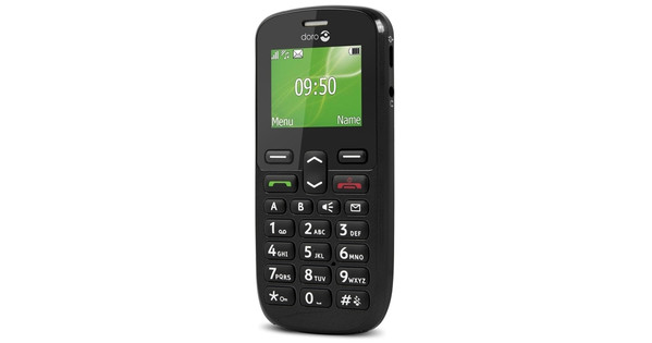 Doro PhoneEasy 508 Zwart - Mobiele telefoons - Coolblue
