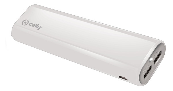 Celly Power Bank 7200 mAh Wit - Coolblue - Voor 23.59u, morgen in huis