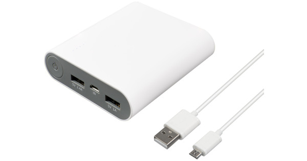 A-Solar XSC Power Bank 10.000 mAh - Coolblue - alles voor een glimlach