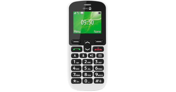 Doro PhoneEasy 508 senioren telefoon wit - Coolblue - Voor 23.59u ...