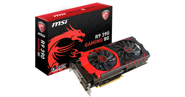 MSI Radeon R9 390 8GB Gaming - Coolblue - Voor 23.59u, morgen in huis