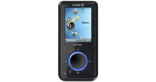Sandisk Sansa e250 2 GB - Coolblue - Voor 23.59u, morgen in huis