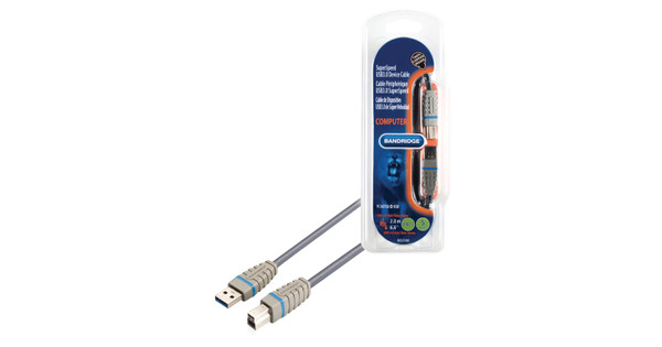 Bandridge Printerkabel Usb 3.0 2 Meter Grijs - Coolblue - Voor 23.59u ...