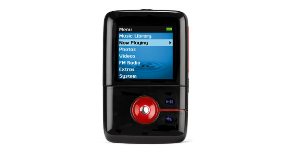 Creative Zen V Plus 8 GB Red/Black - Coolblue - Voor 23.59u, morgen in huis