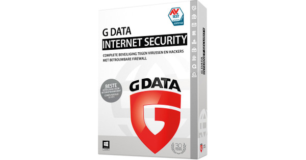 G Data Internet Security 1 jaar abonnement / 1 pc - Coolblue - Voor 23 ...