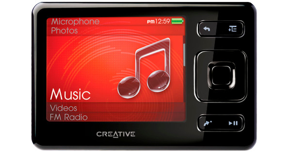 Creative Zen 16 GB - Coolblue - Voor 23.59u, morgen in huis