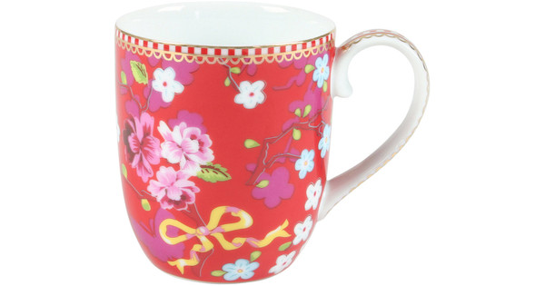 Pip Studio Floral Chinese Rose Roze Mok 0,17 cl - Coolblue - Voor 23 ...