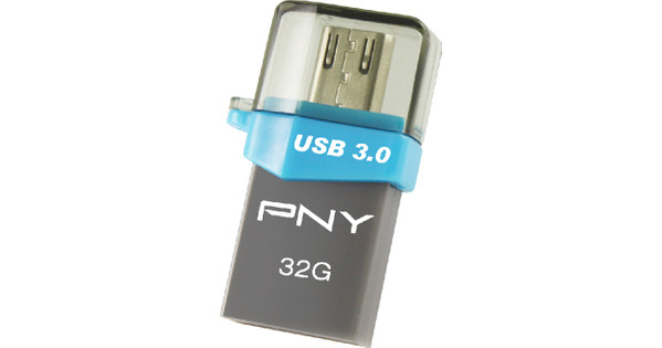 PNY Micro USB Stick 32 GB - Coolblue - Voor 23.59u, morgen in huis