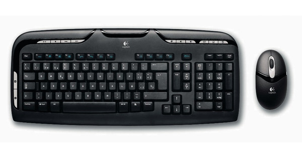 Logitech Cordless Desktop EX 110 - Coolblue - Voor 23.59u, morgen in huis