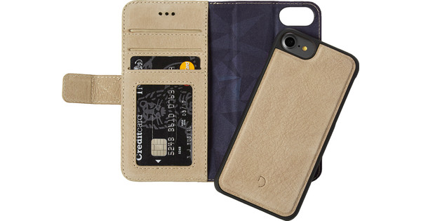 Decoded Leather 2-in-1 Wallet Case Apple iPhone 6/6s/7/8 Lichtbruin ...