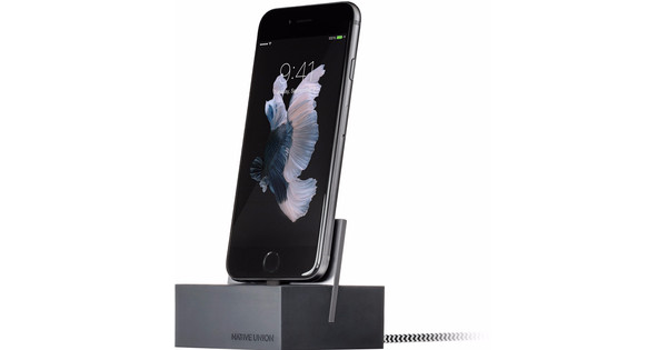 Native Union Dock Apple iPhone Grijs - Coolblue - Voor 23.59u, morgen ...