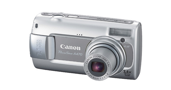 Canon PowerShot A470 Grey - Coolblue - Voor 23.59u, morgen in huis
