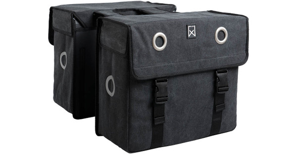 Willex Canvas Dubbele Tas 67L Zwart - Coolblue - Voor 23.59u, morgen in ...