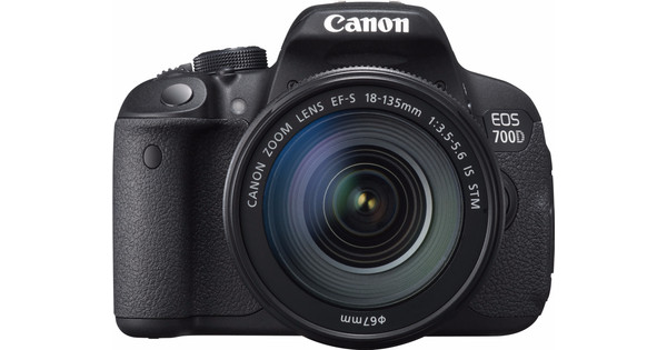 Canon EOS 700D + EF-S 18-135mm f/3.5-5.6 IS STM - Coolblue - Voor 23.59u, morgen in huis