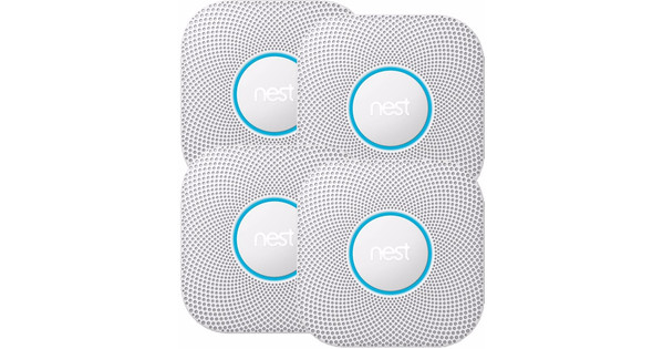 Nest Protect V2 Netstroom (4 Stuks) - Coolblue - Voor 23.59u, morgen in ...