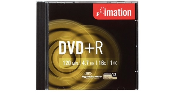 Imation DVD+R Lightscribe 16x Slim V1.2 (10) - Coolblue - Voor 23.59u ...