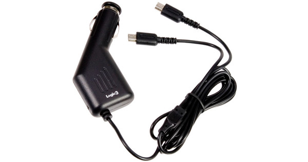 Logic3 Twin Car Charger Adapter DS Lite - Coolblue - Voor 23.59u ...