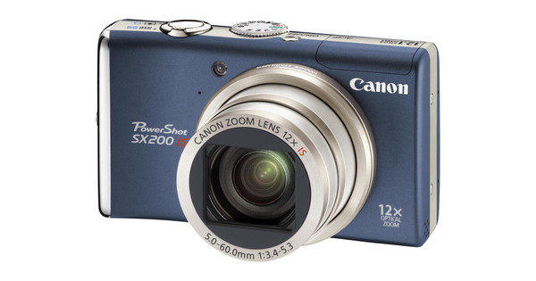 Canon PowerShot SX200 IS Blue - Coolblue - Voor 23.59u, morgen in huis