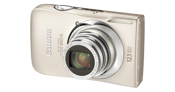 Canon IXUS 990 IS Silver - Coolblue - Voor 23.59u, morgen in huis