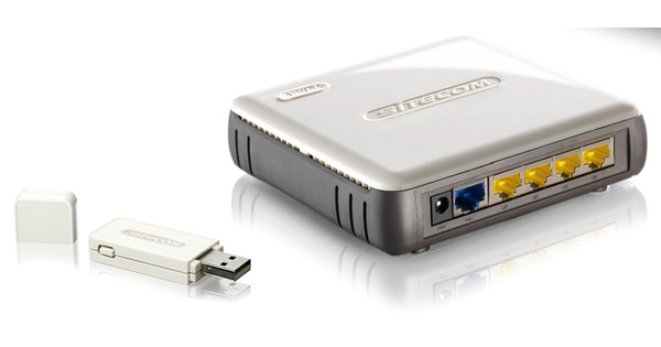 Sitecom WL-581 Wireless N-Router + USB-adapter - Coolblue - Voor 23.59u ...