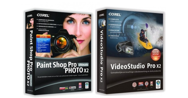 Corel Paint Shop Pro Photo X2 Ultimate + Video Studio Pro X2 - Coolblue ...
