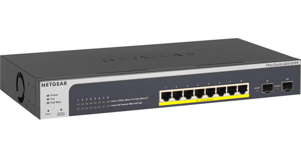 Netgear GS510TPP - Coolblue - Voor 23.59u, morgen in huis