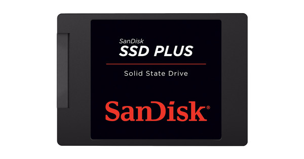 SanDisk SSD Plus N 960 GB 2,5 inch - Coolblue - Voor 23.59u, morgen in huis