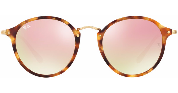 Ray-Ban Round Fleck RB2447 Spotted Brown Havana / Brown - Coolblue ...