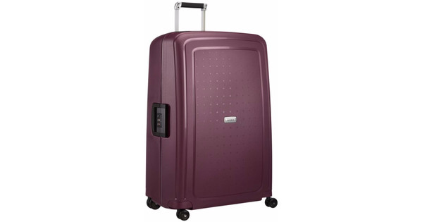 Samsonite S'Cure DLX Spinner 81cm Metallic Fig - Coolblue - Voor 23.59u ...
