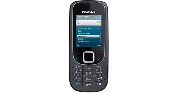Nokia 2323 Classic Black - Mobiele telefoons - Coolblue