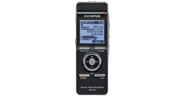 Olympus DM-550 Voice Recorder 4 GB - Coolblue - Voor 23.59u, morgen in huis