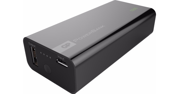 GP Portable Power Bank 5,200mAh Black - Coolblue - Before 23:59 ...