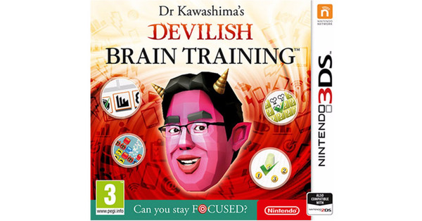 Dr Kawashima's DevilishBrain Training 3DS - Coolblue - Voor 23.59u ...
