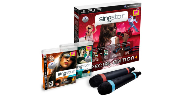 Singstar Pop Edition & Volume 3 + Wireless Mics PS3 - Coolblue - Voor ...