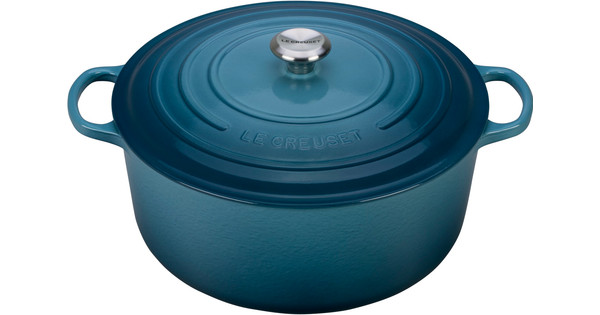 Le Creuset Signature Round Dutch Oven 28cm Marine - Pans - Coolblue