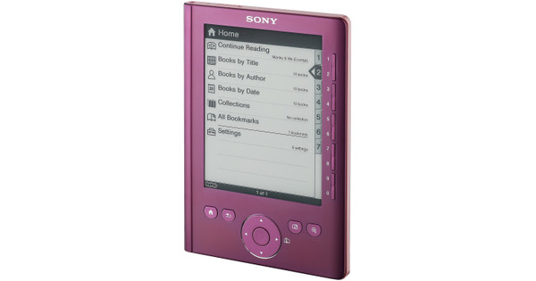 Sony Reader Pocket Edition PRS-300 Rose - Coolblue - Voor 23.59u ...