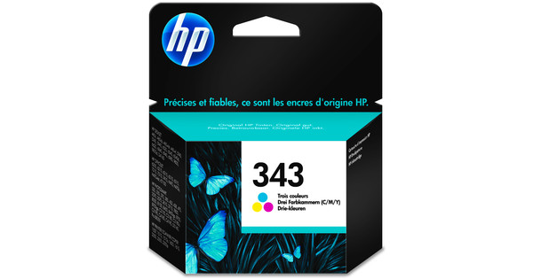 HP 343 Tri-colour Ink Cartridge Double Pack - Coolblue - Voor 23.59u ...