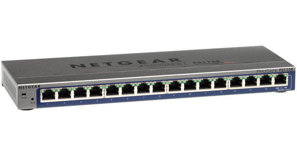 Netgear FS116 16 Poorts Netwerk Switch - Coolblue - Voor 23.59u, morgen ...