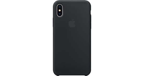 Apple iPhone X Silicone Back Cover Zwart - Coolblue - Voor 23.59u ...