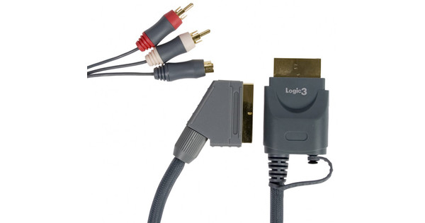 Logic3 Xbox 360 RGB SCART AV Cable - Coolblue - Voor 23.59u, morgen in huis