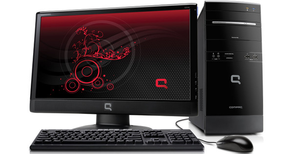 Compaq Presario cq5320nl + 21,5'' Q2159 Monitor - Coolblue - Voor 23 ...