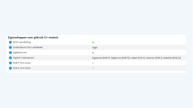 Is mijn tv geschikt voor een CI+ kaart van Ziggo? - Coolblue - alles ...