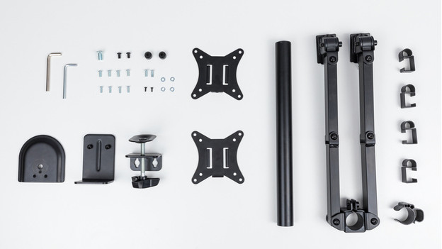 How do you install your BlueBuilt Monitor Arm for 2 monitors ...